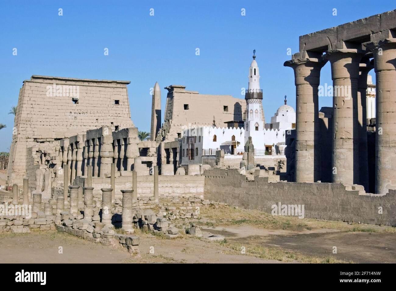 Mosque in luxor temple hi-res stock photography and images - Alamy