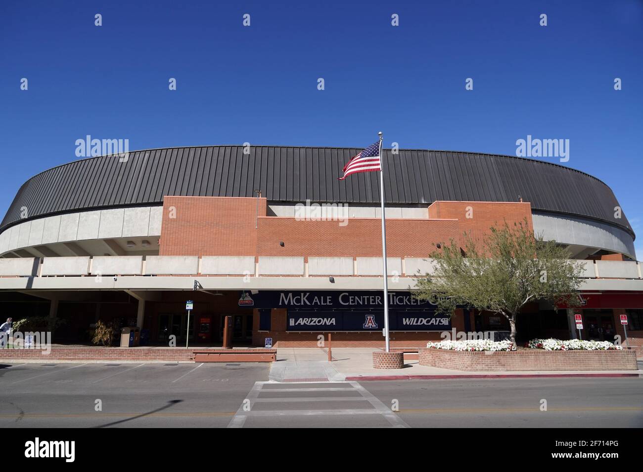 A general overall view of the McKale Center on the campus of the ...