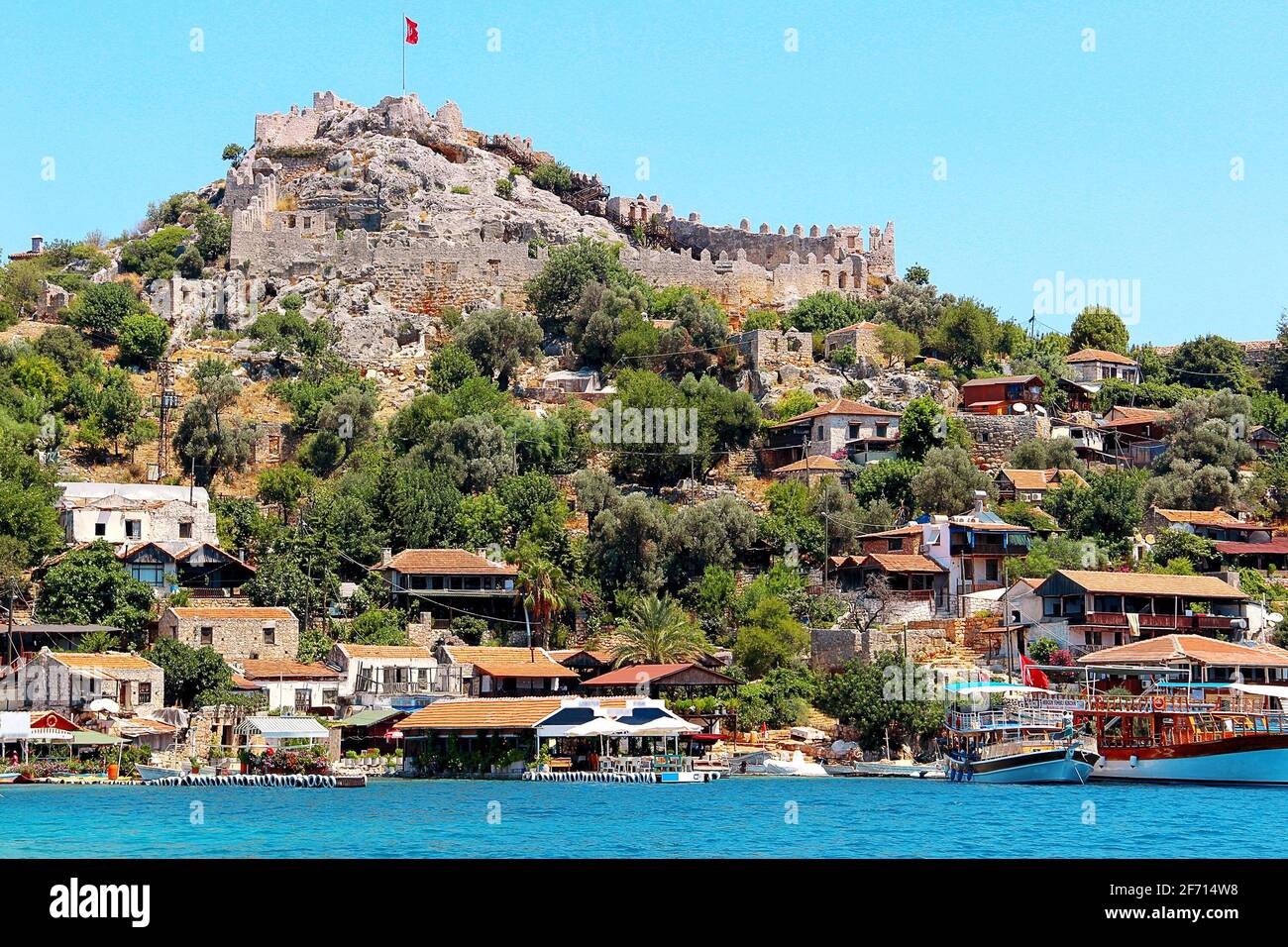 The ancient fortress of simena hi-res stock photography and images - Alamy