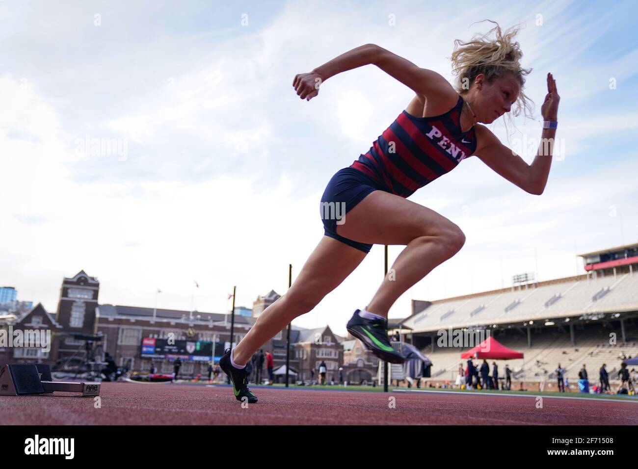 Philadelphia, USA. 3rd Apr, 2021. Lily Orr of the University of ...