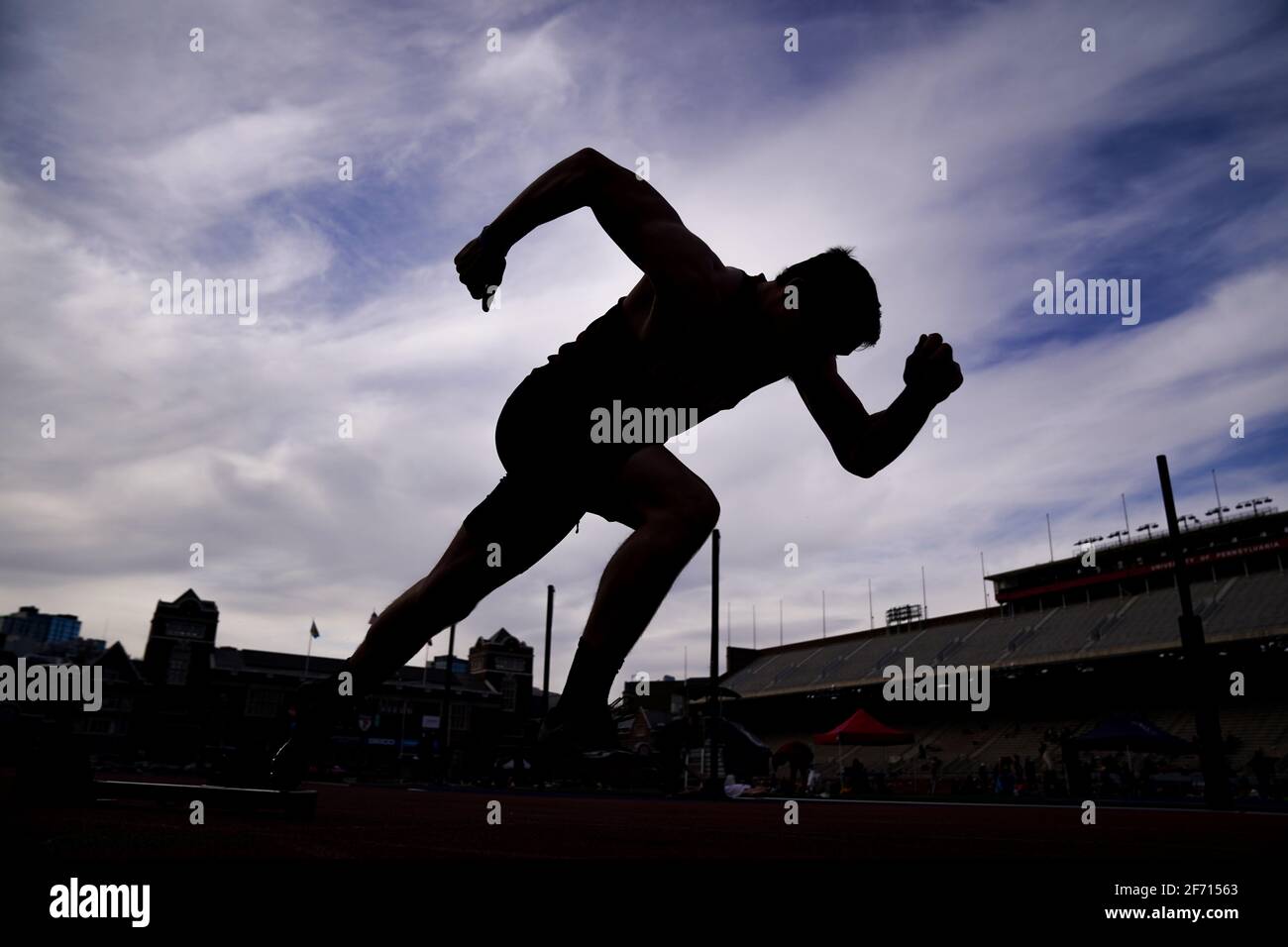 Philadelphia, USA. 3rd Apr, 2021. Andrew Colbert of the University of ...