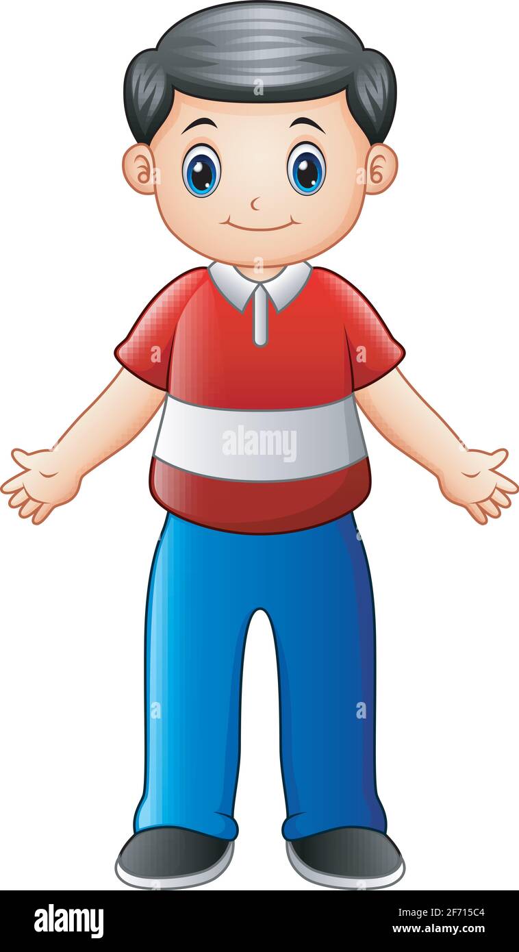 Happy father waving hand illustration Stock Vector Image & Art - Alamy