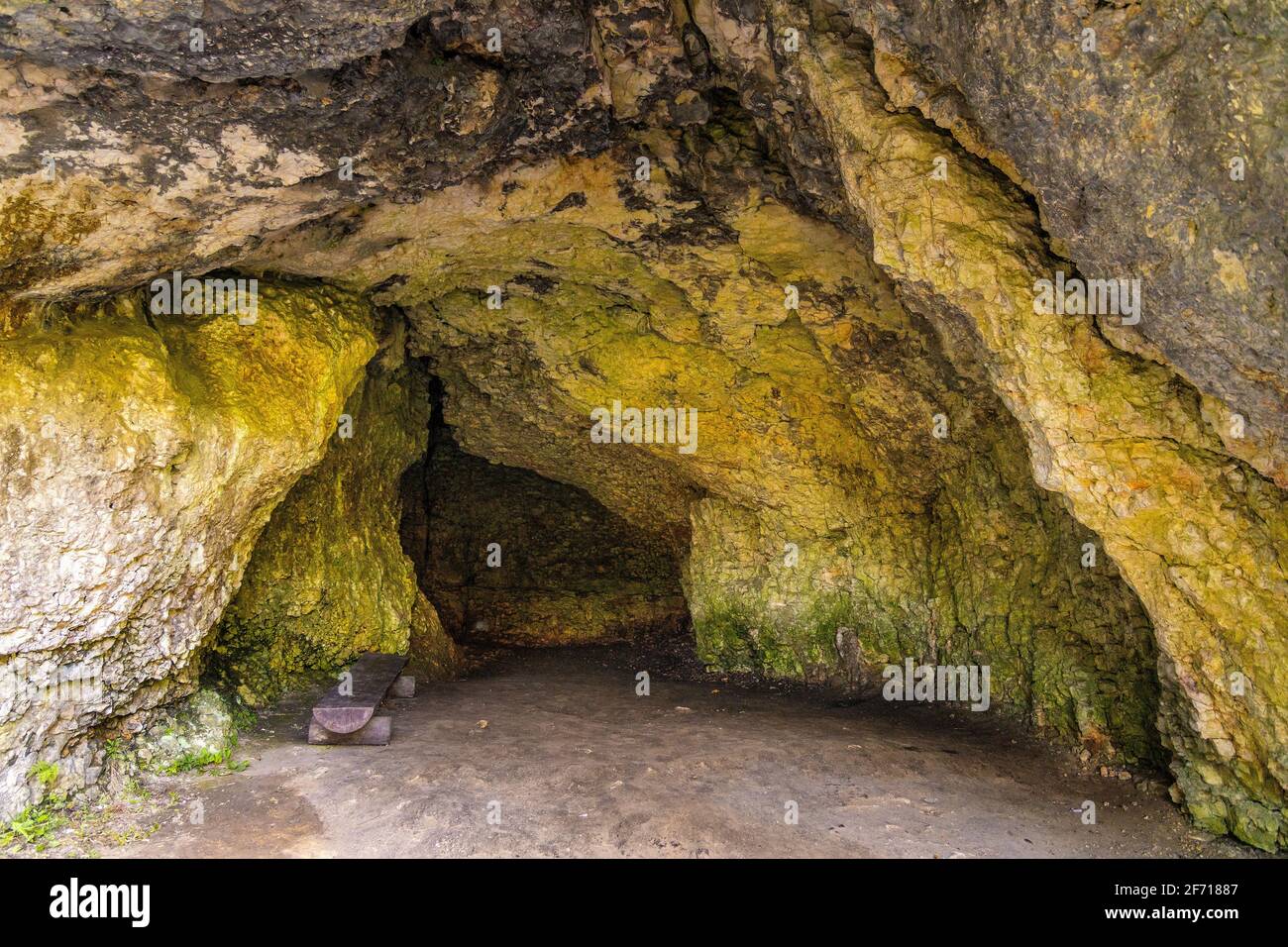 Cow cave - jaskinia Krowia - natural open shelter in limestone rock ...
