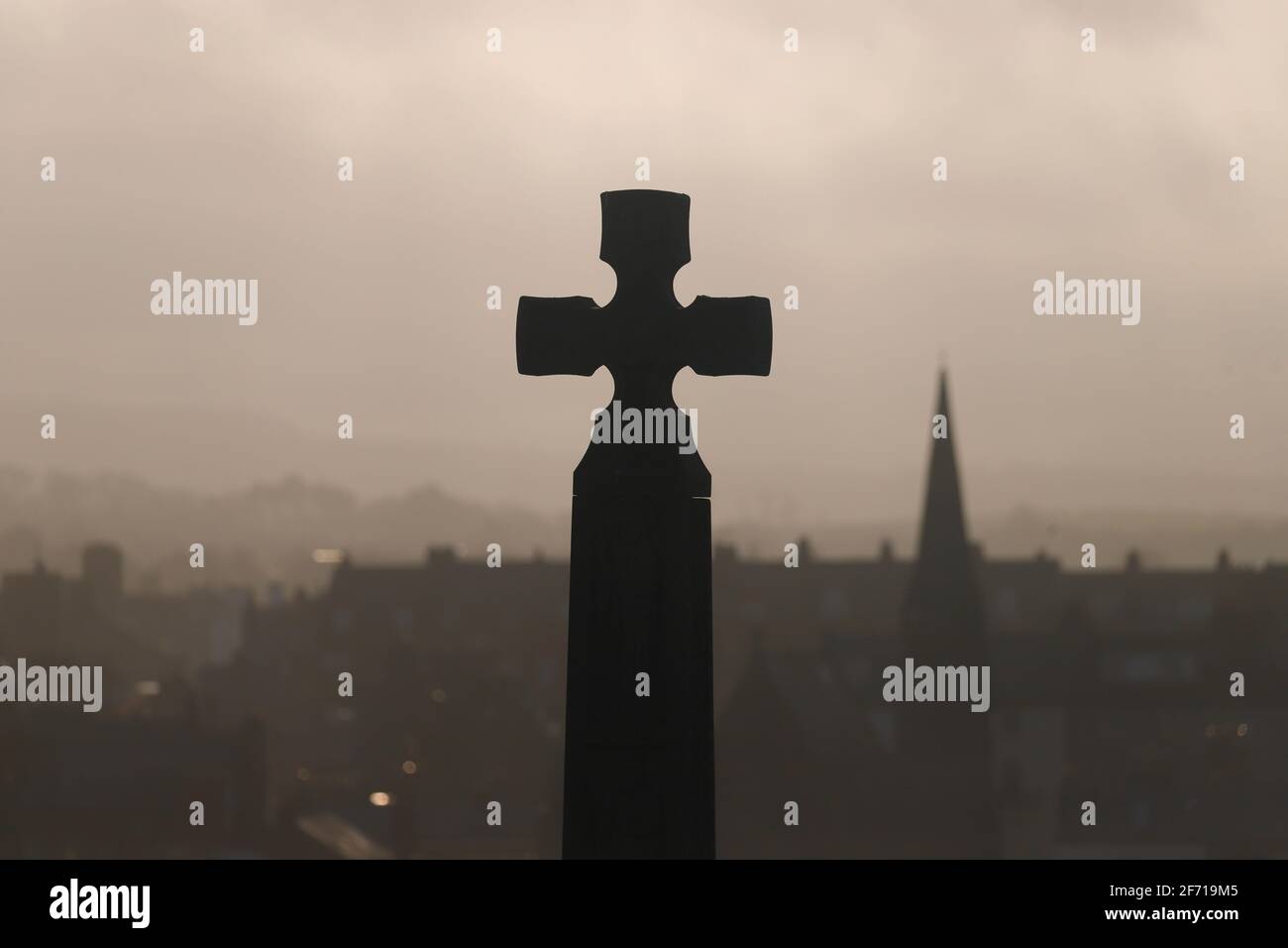 Caedmon's Cross in St Mary's Church in Whitby. Caedmon is the earliest ...