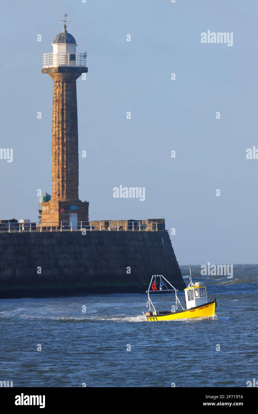 Lighthouse and fishing boat hi-res stock photography and images - Alamy