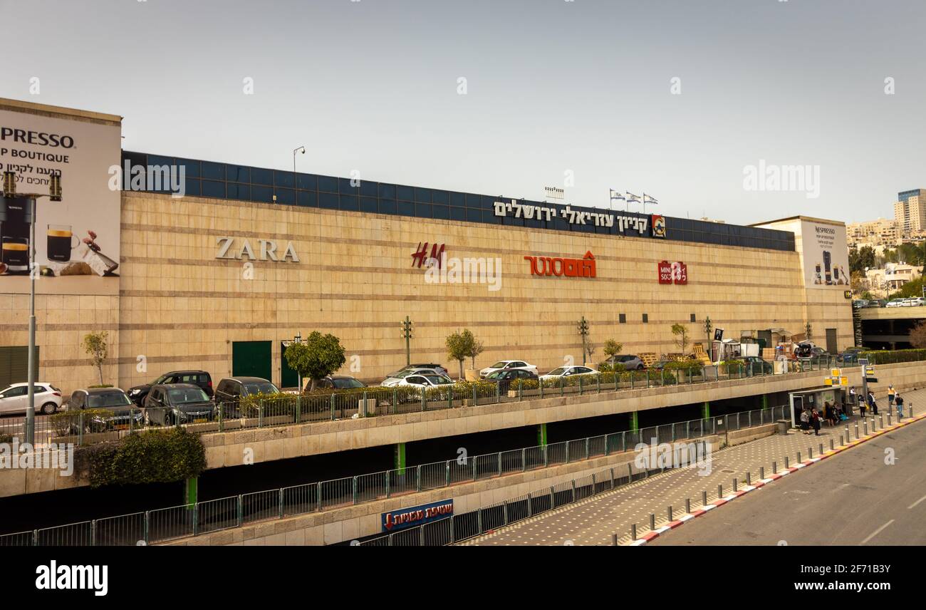 jerusalem, israel. 15-03-2021. Exterior view of the building of the ...