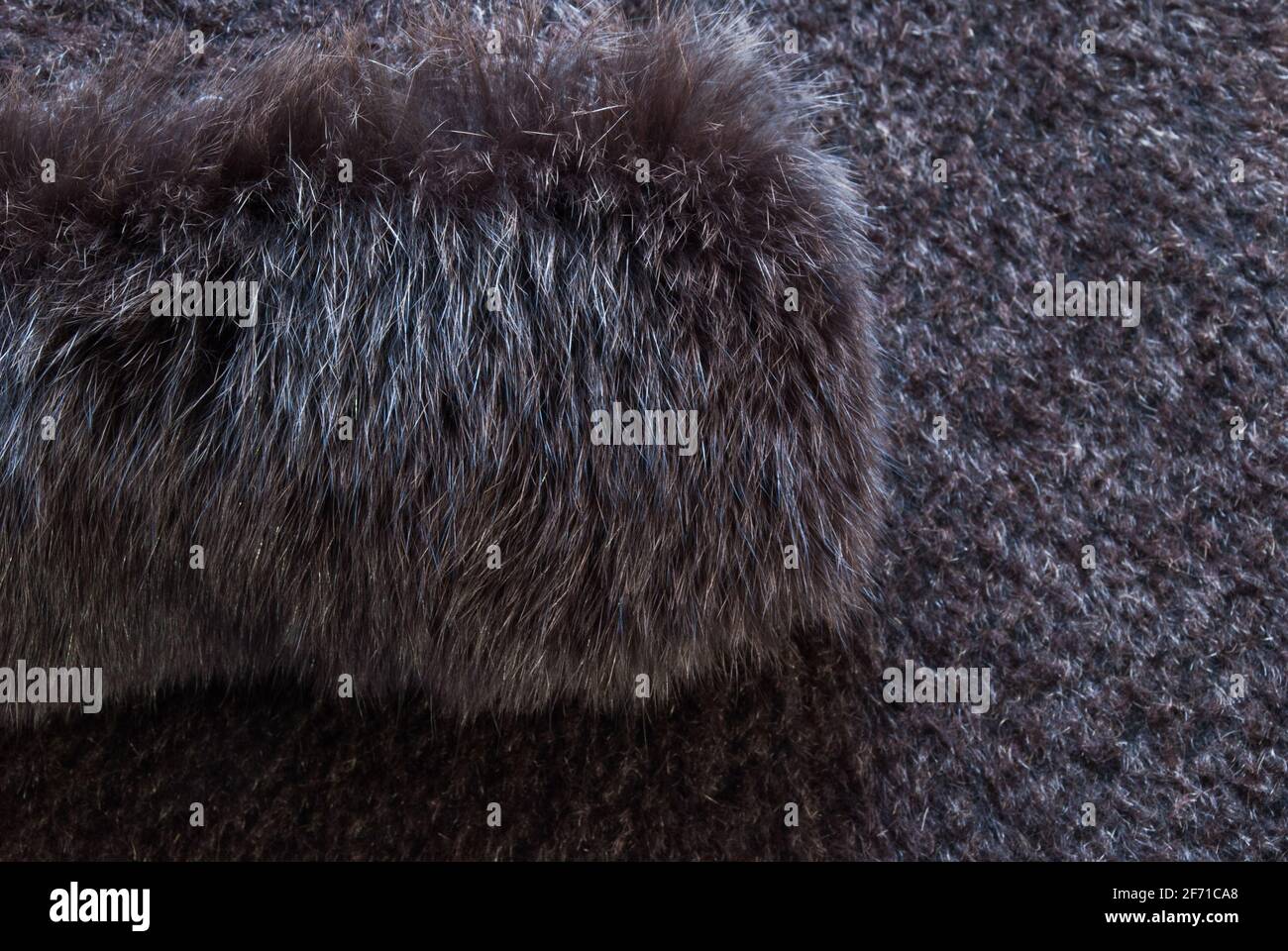brown and black and white animal fell texture Stock Photo - Alamy