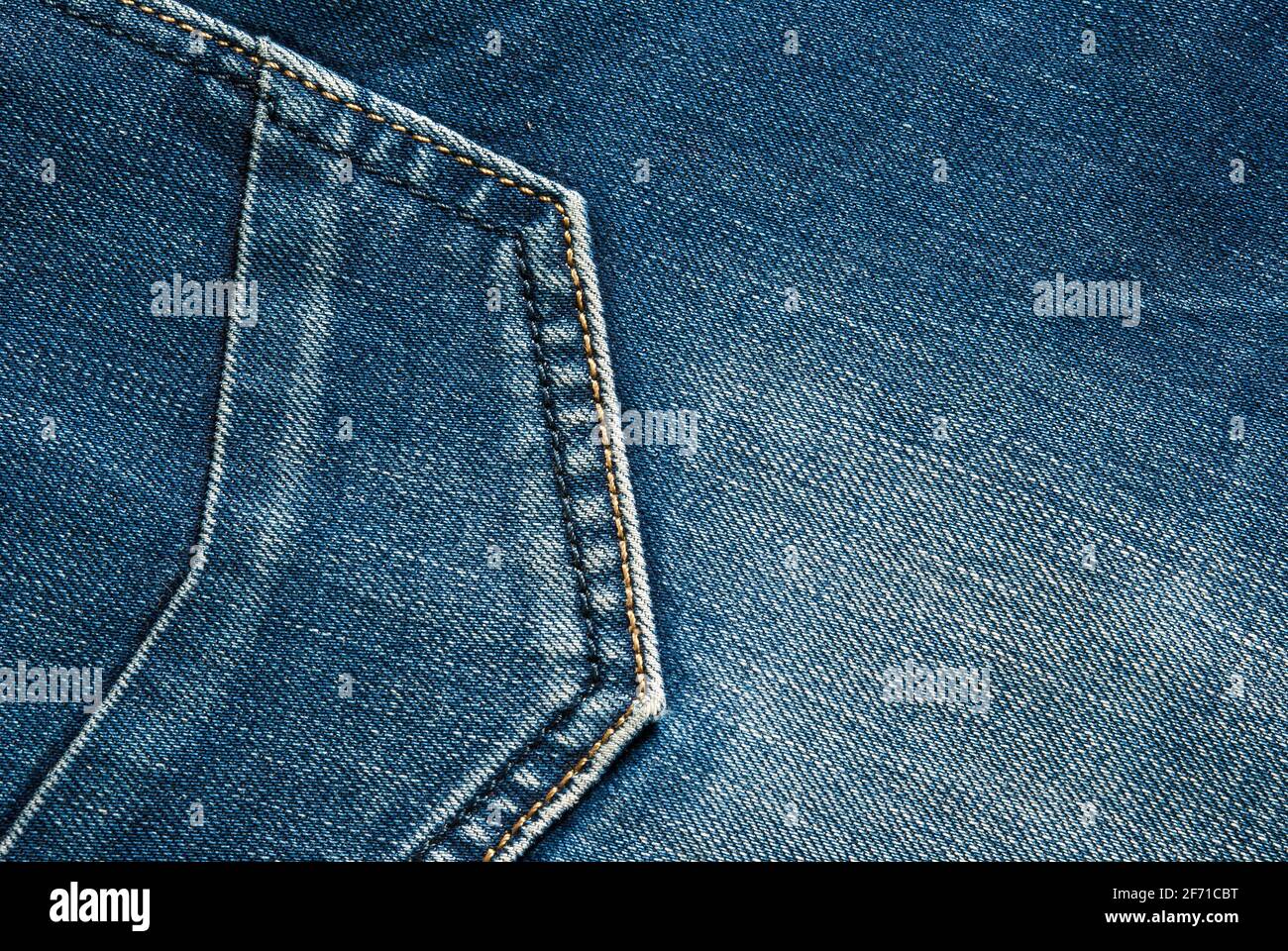 Jeans texture with seams macro Stock Photo - Alamy