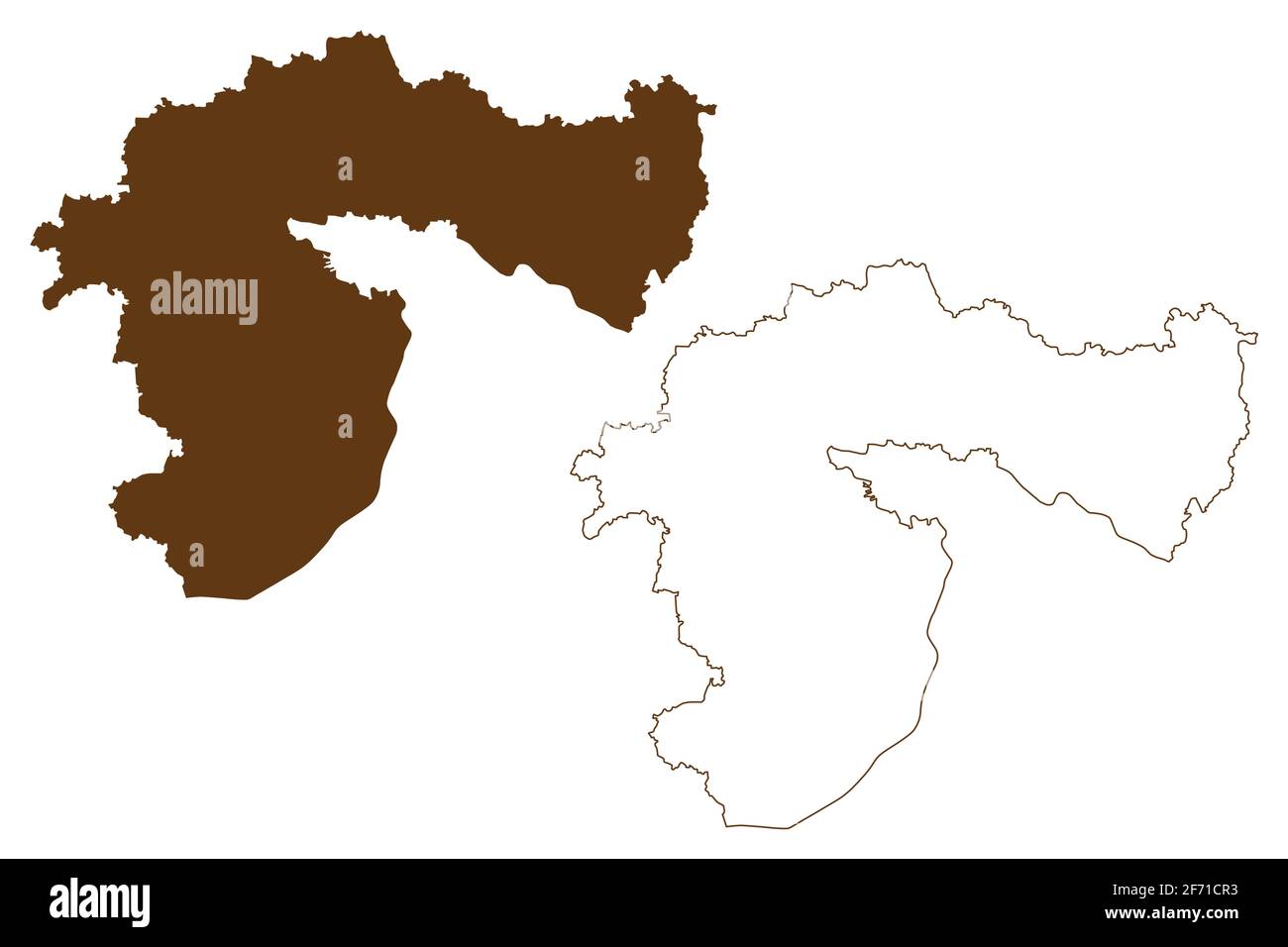 Map of passau hi-res stock photography and images - Alamy