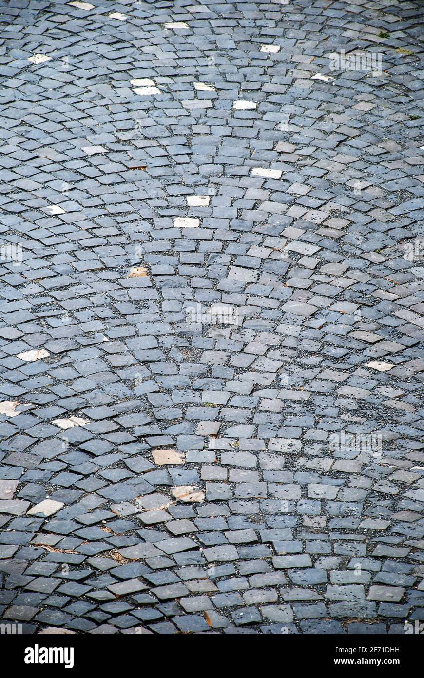 Circle pattern stone block paving hi-res stock photography and images ...