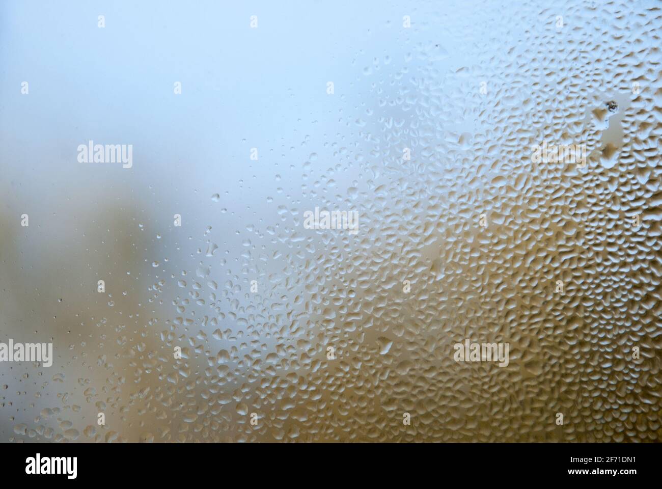 natural water drop on glass Stock Photo - Alamy