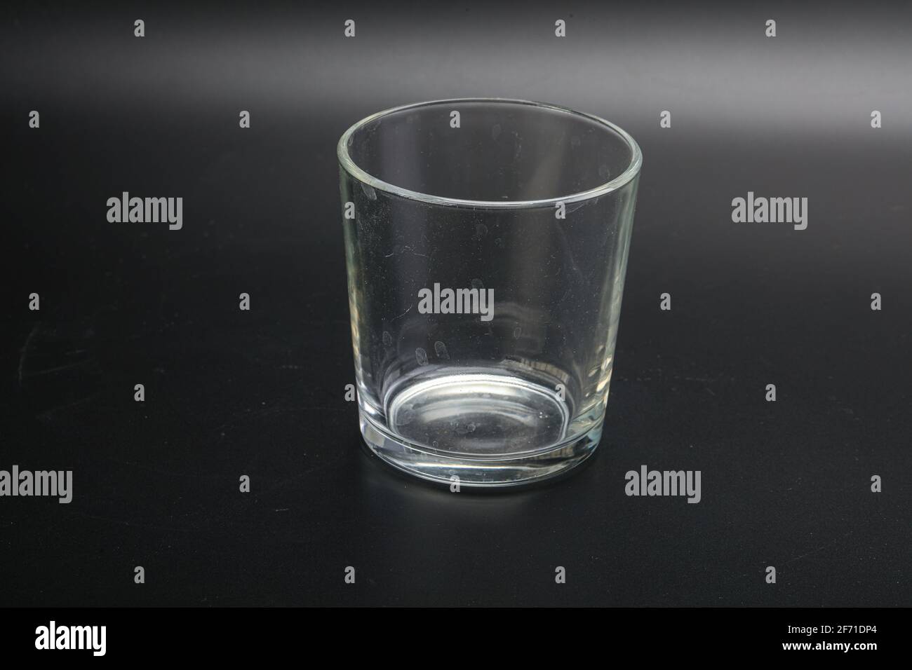 Empty glass for vine or water isolated Stock Photo - Alamy