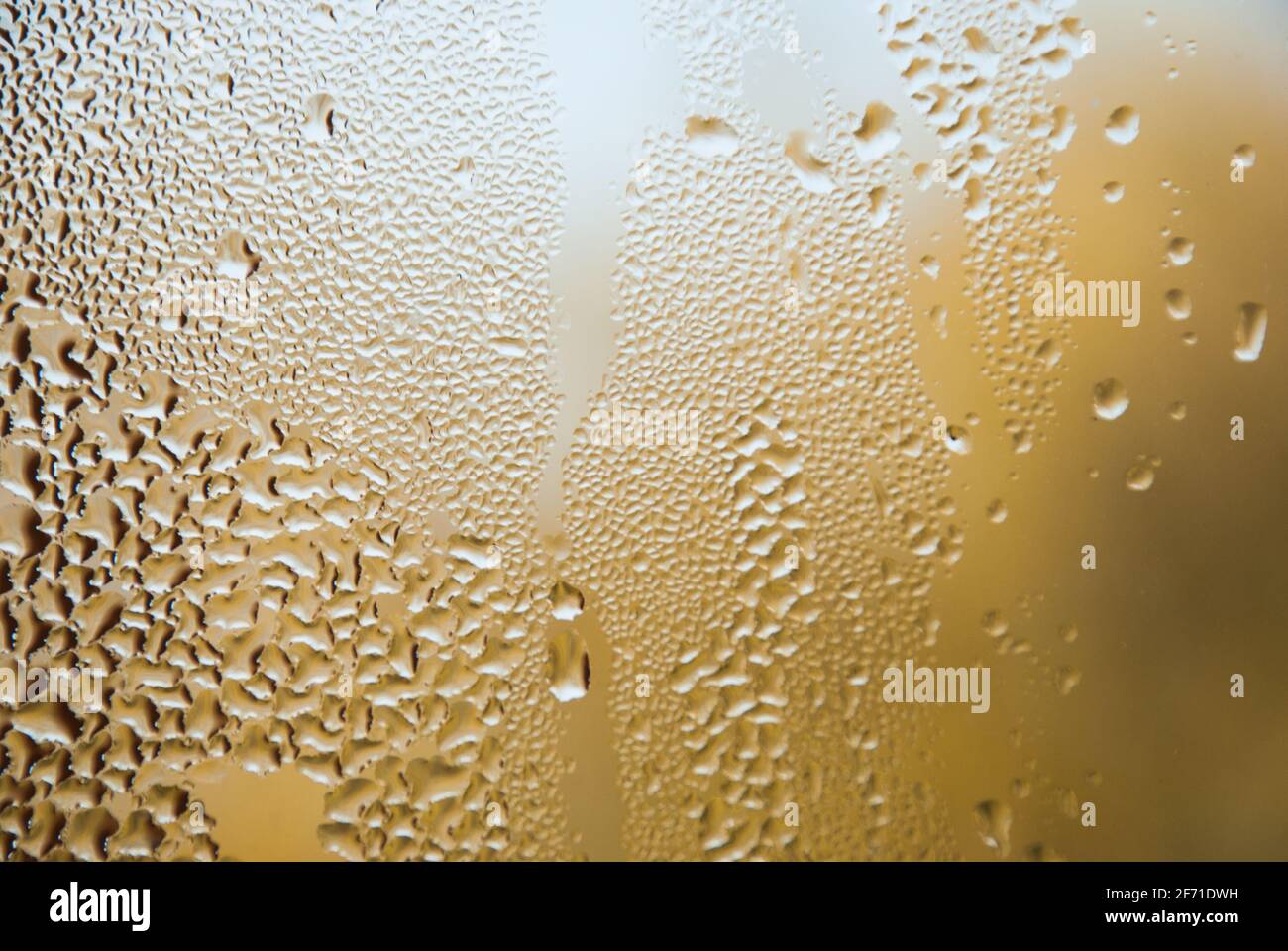 natural water drop on glass Stock Photo - Alamy