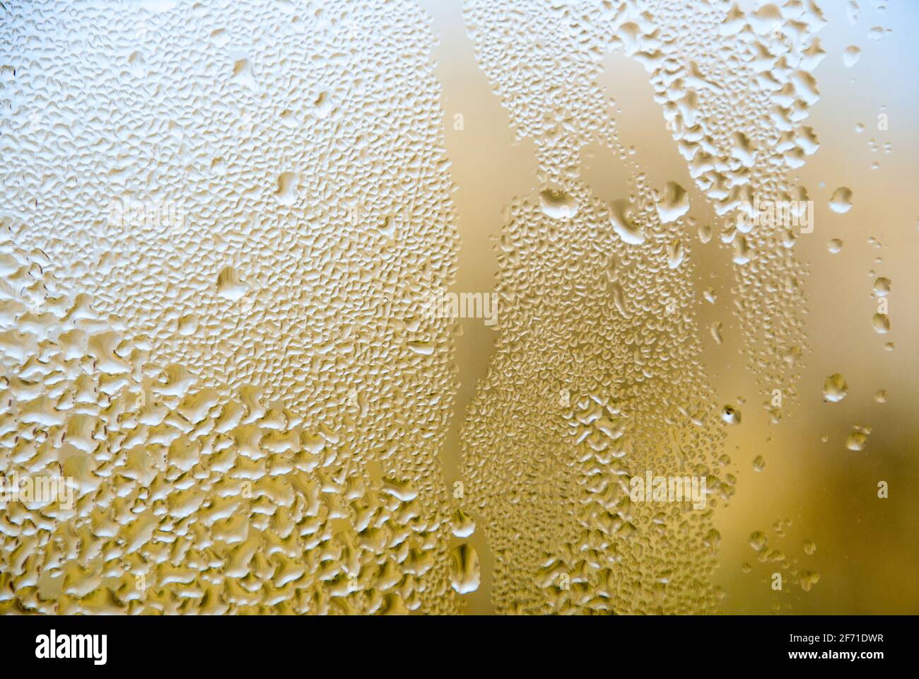 natural water drop on glass Stock Photo - Alamy