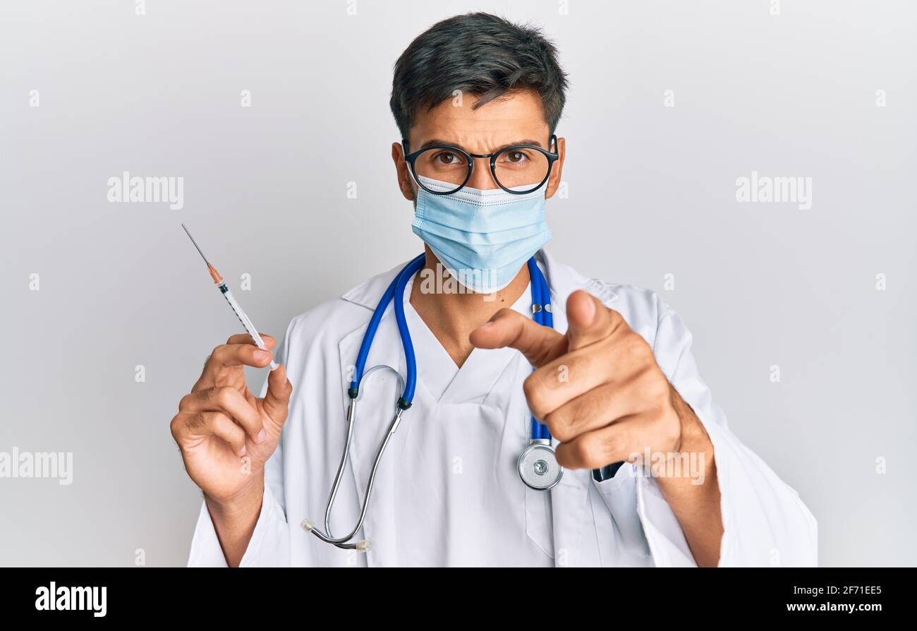 One indian doctor injection hi-res stock photography and images - Alamy