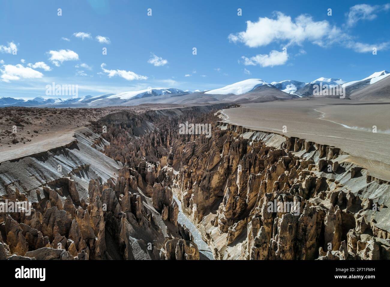 natural scenery of the eroded landscape and rock towers Stock Photo - Alamy