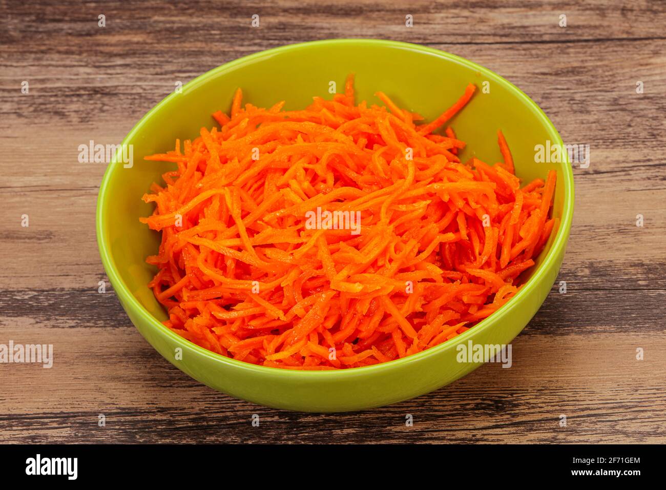 Spicy Korean carrot in the bowl Stock Photo - Alamy