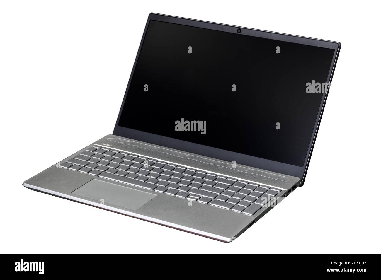 Laptop Isolated on white background Stock Photo - Alamy