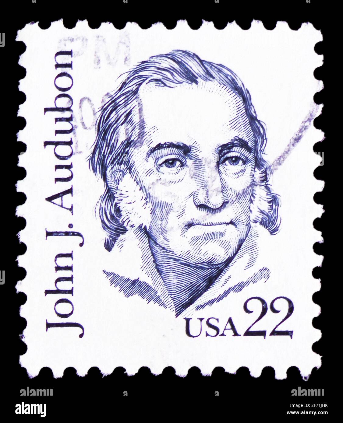 MOSCOW, RUSSIA - JANUARY 20, 2021: Postage stamp printed in United ...