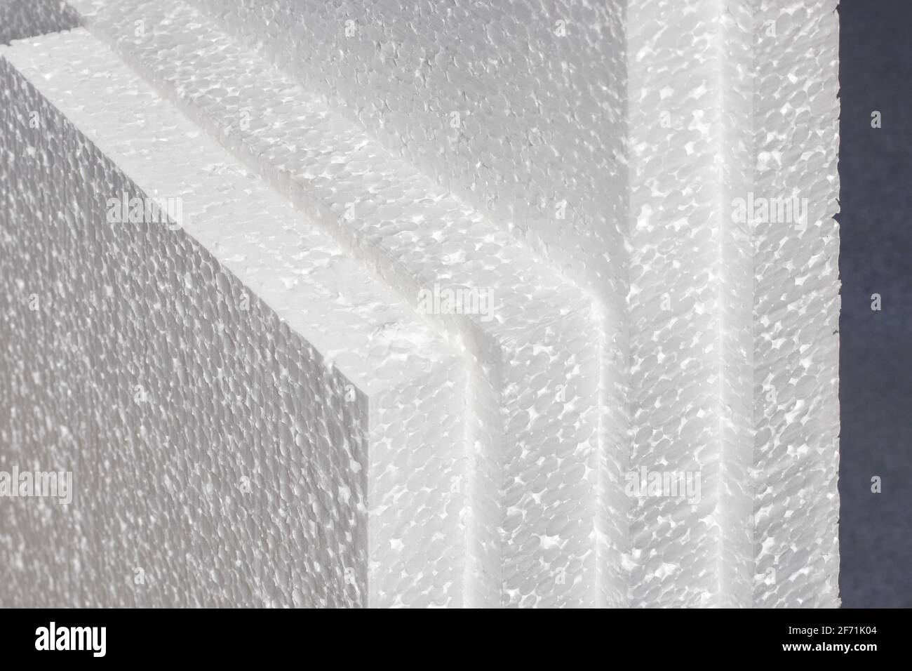 Styrofoam. Sheets of Factory manufacturing Stock Photo - Alamy