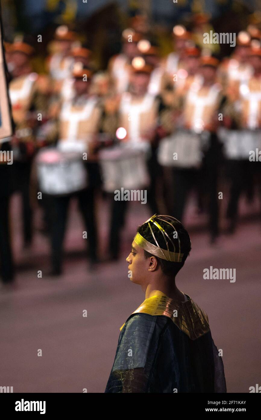 Cairo, Egypt. 03rd Apr, 2021. A procession of 22 ancient Egyptian royal ...