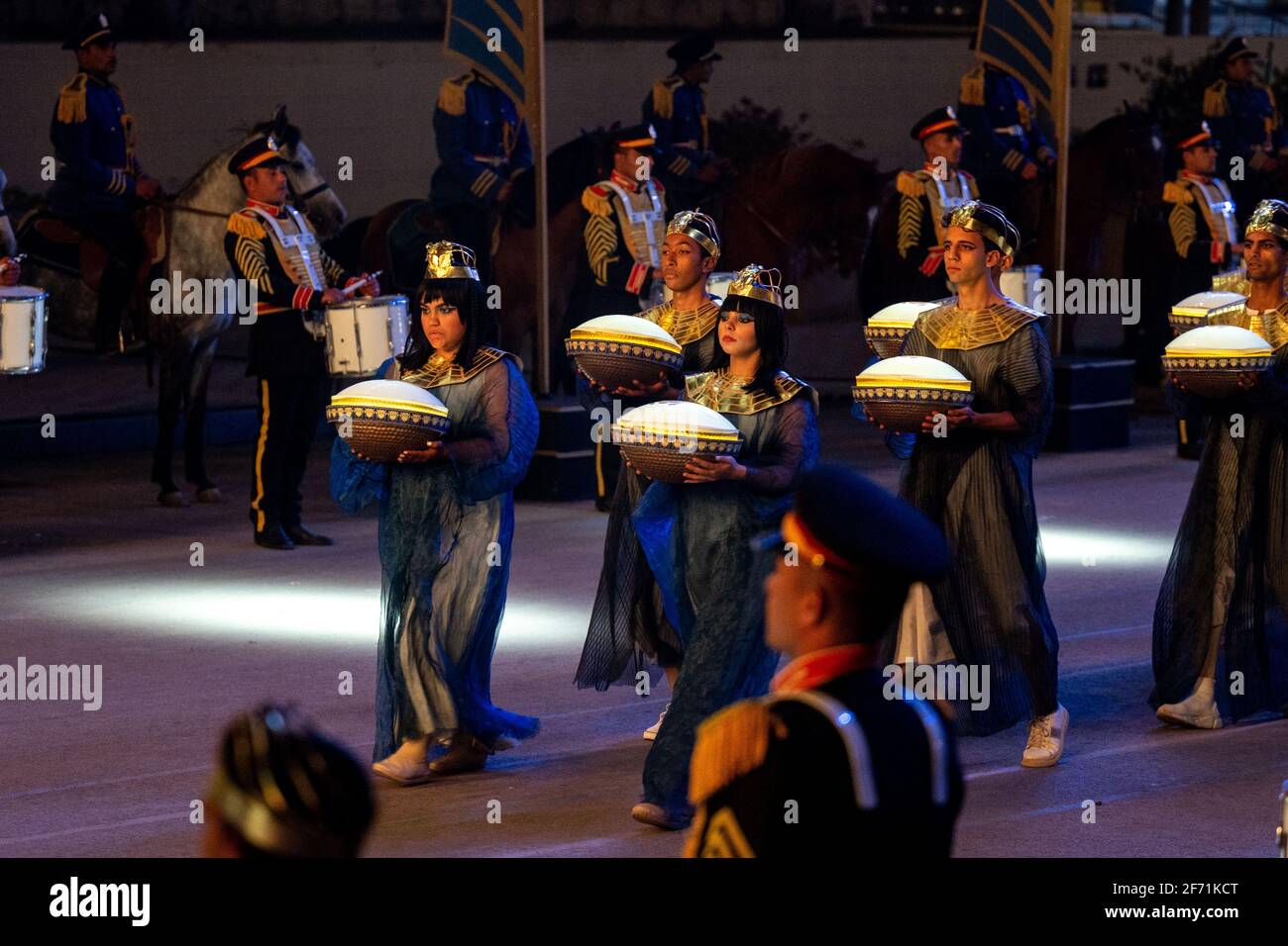 Royal mummies procession hi-res stock photography and images - Alamy