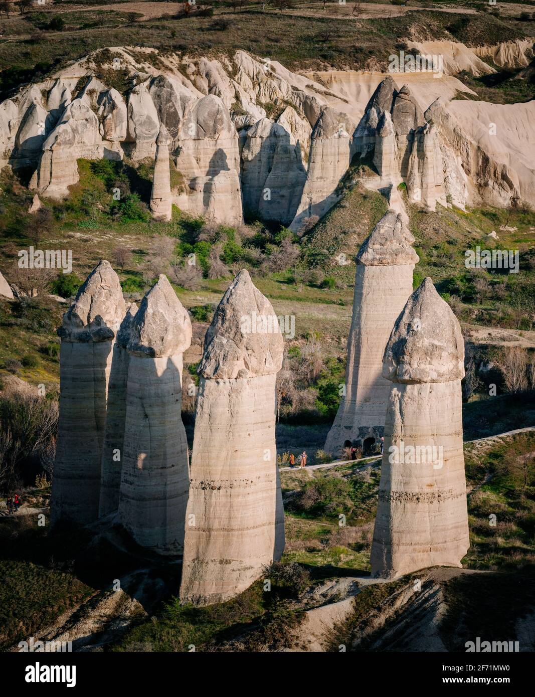 Love Valley rock hoodoos, Cappadocia, Turkey Stock Photo - Alamy