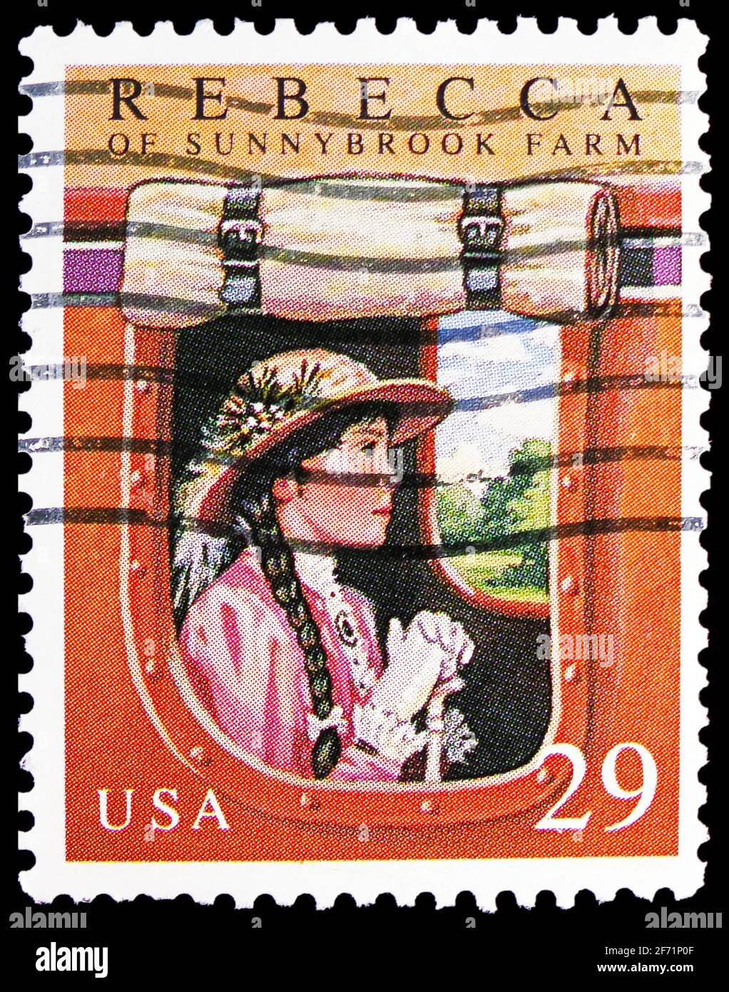 MOSCOW, RUSSIA - JANUARY 20, 2021: Postage stamp printed in United ...