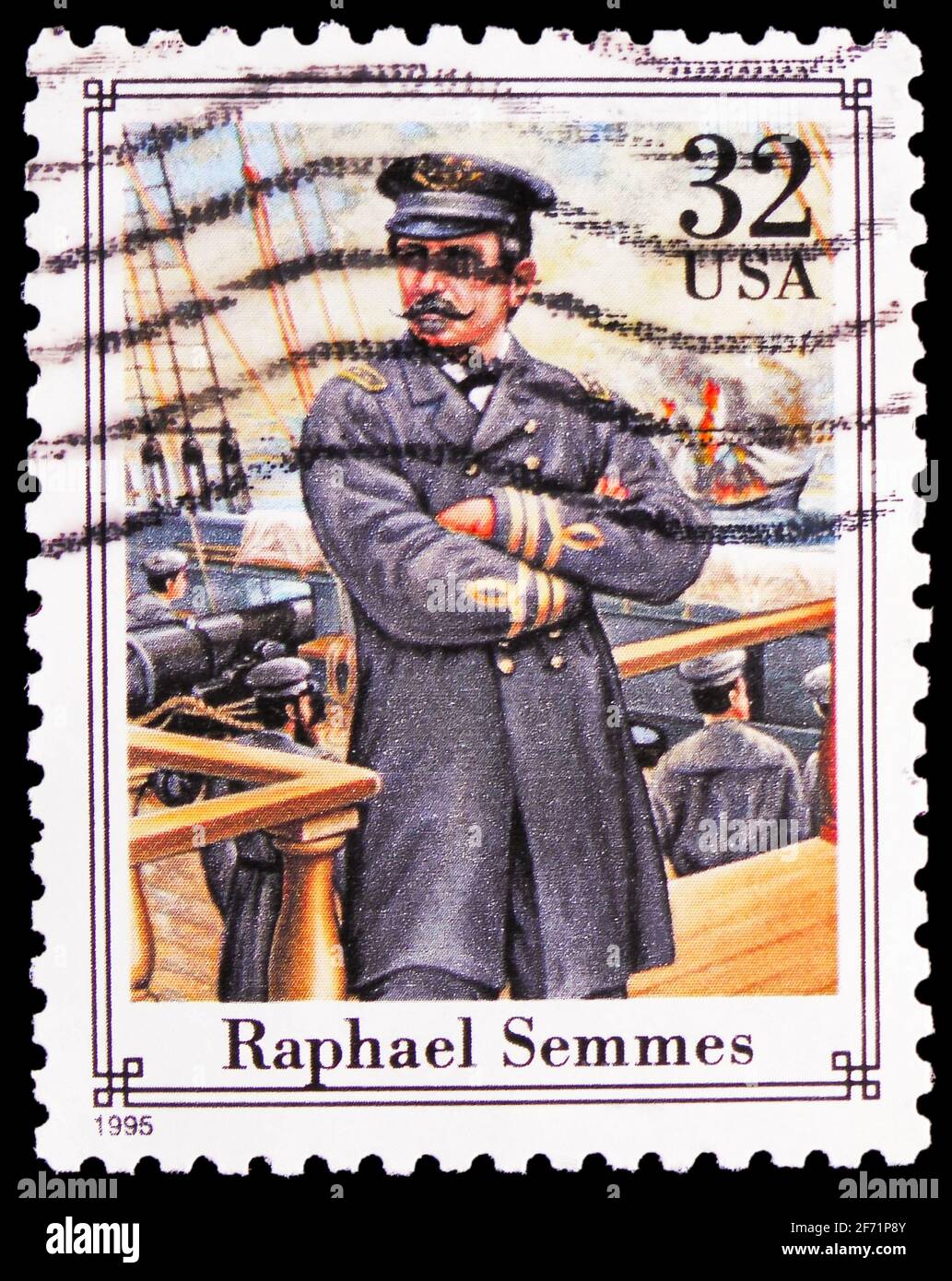 MOSCOW, RUSSIA - JANUARY 20, 2021: Postage stamp printed in United ...