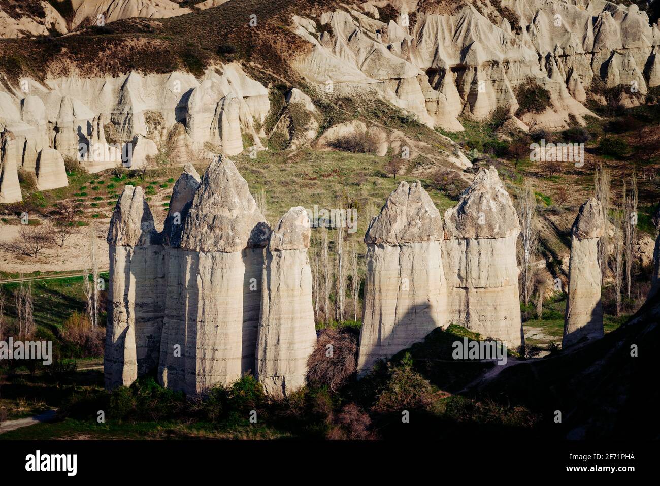Love Valley rock hoodoos, Cappadocia, Turkey Stock Photo - Alamy