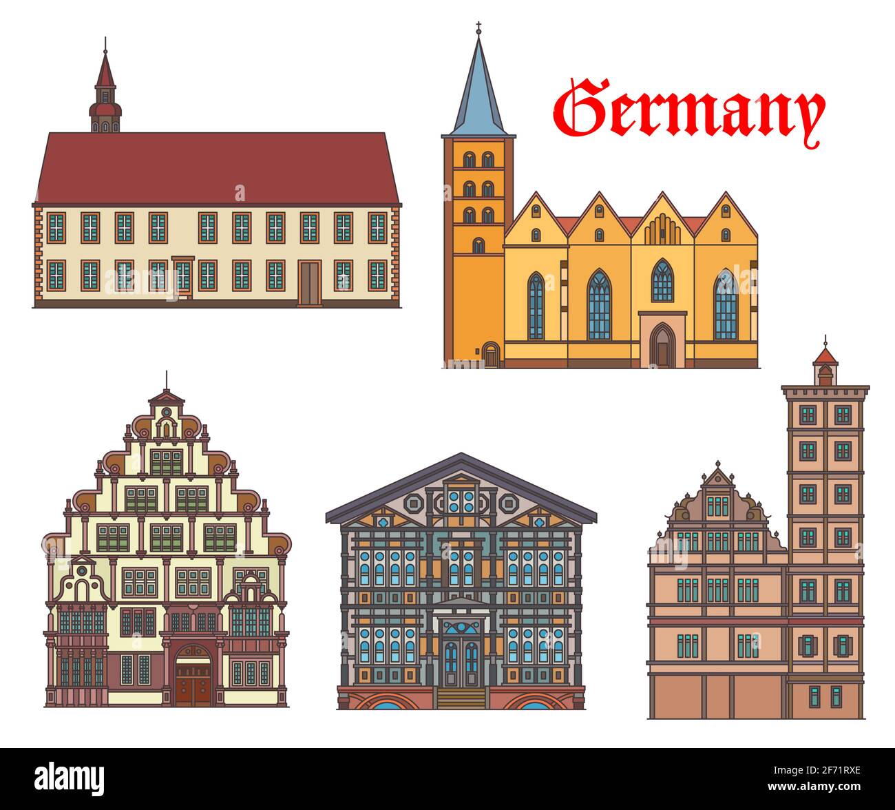 Hexenburgermeisterhaus Stock Vector Images - Alamy