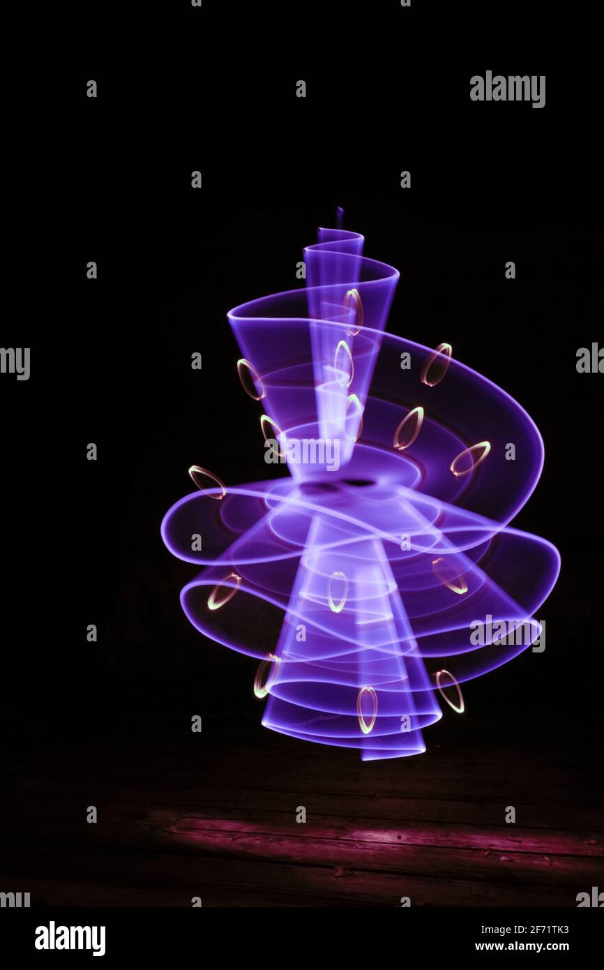 Abstract curved purple shape with a bright saber. Pattern for wallpaper ...