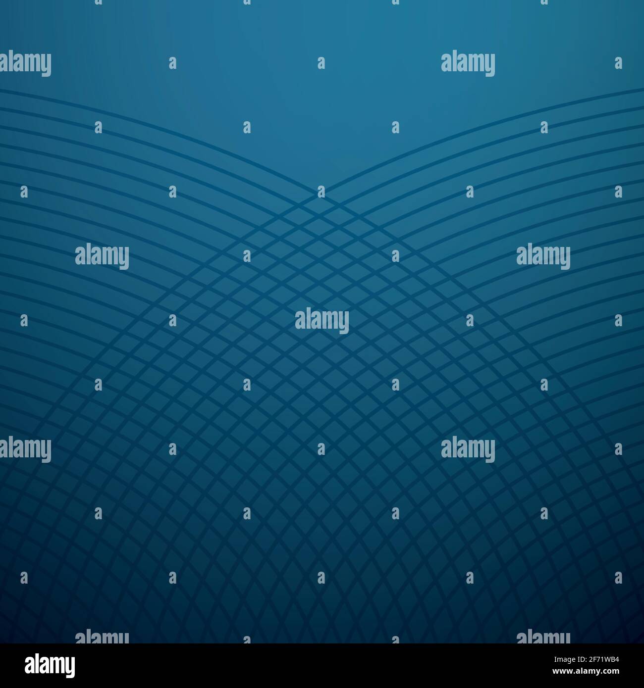 Abstract dark blue background, many curved lines - Vector illustration ...