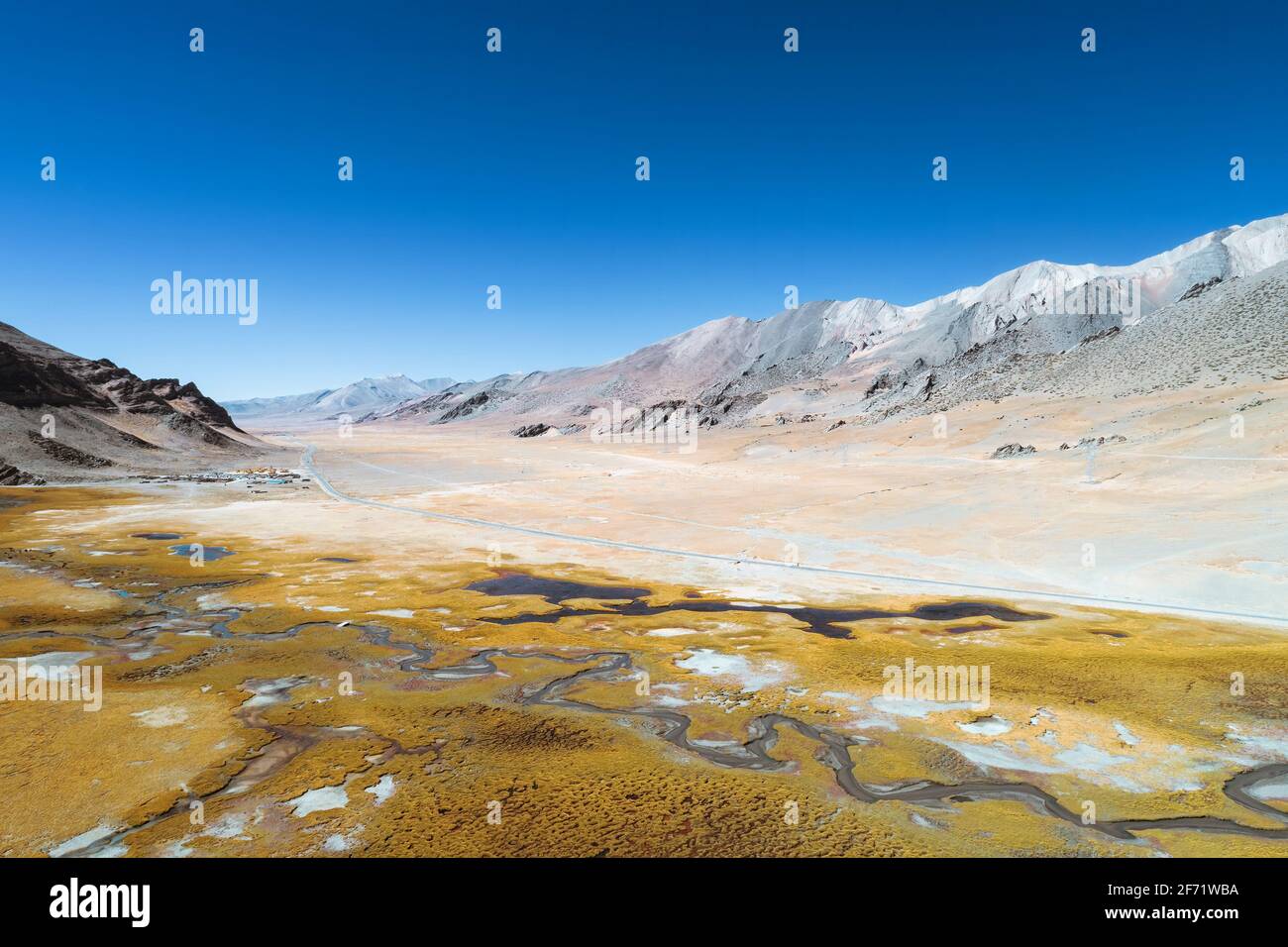 Aerial photography of natural scenery in Tibet Stock Photo - Alamy