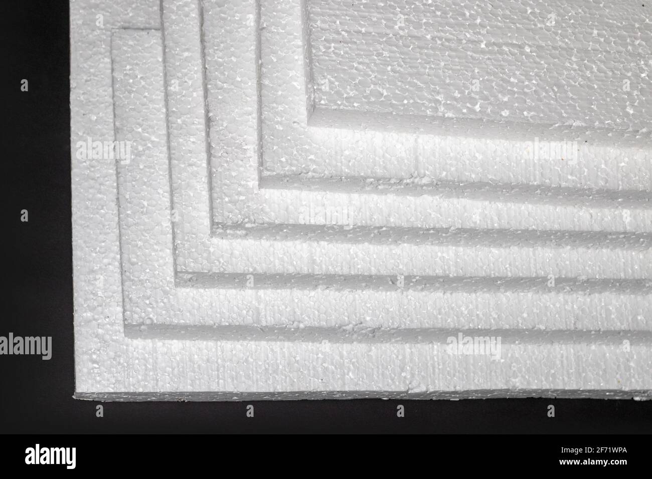 Styrofoam. Sheets of Factory manufacturing Stock Photo - Alamy