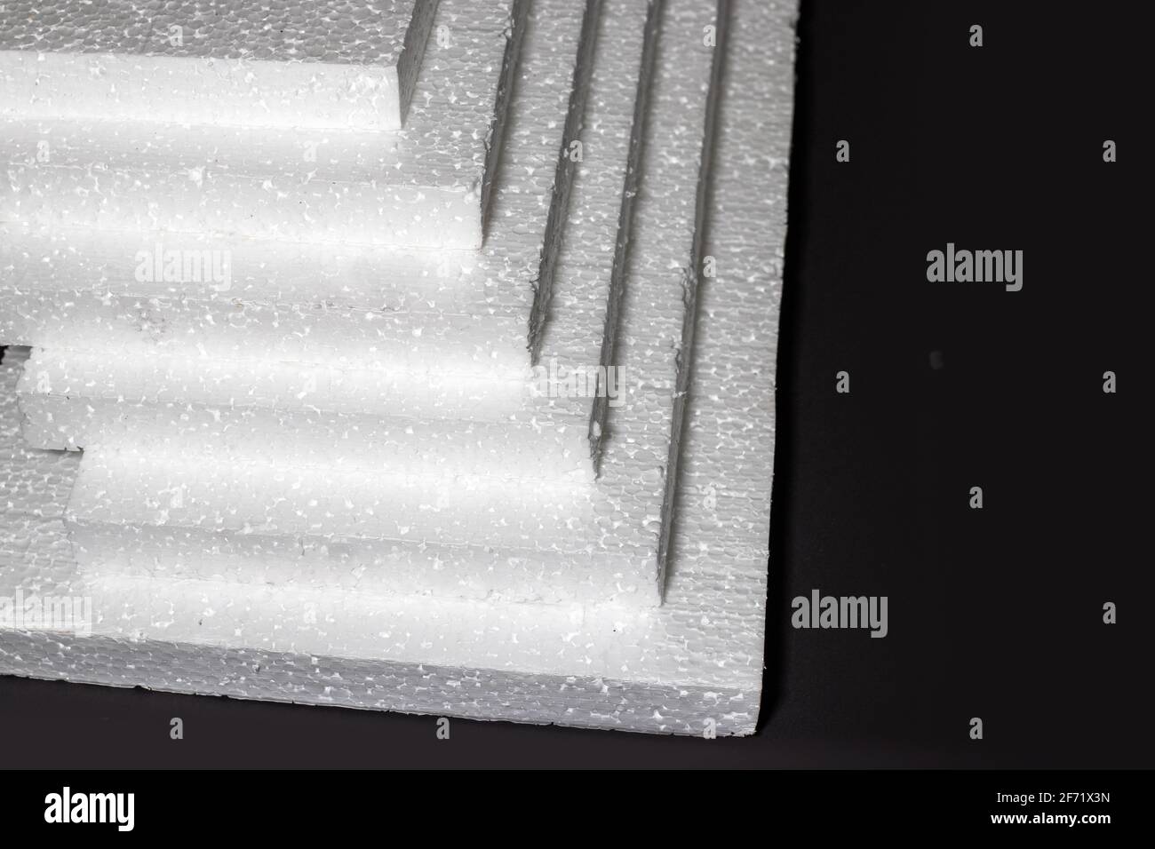 Styrofoam. Sheets of Factory manufacturing Stock Photo - Alamy