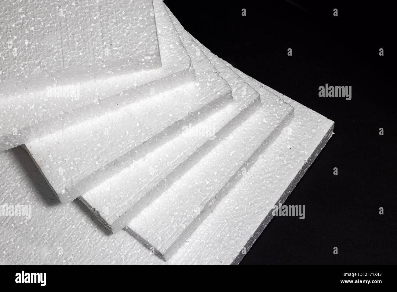 Styrofoam. Sheets of Factory manufacturing Stock Photo - Alamy