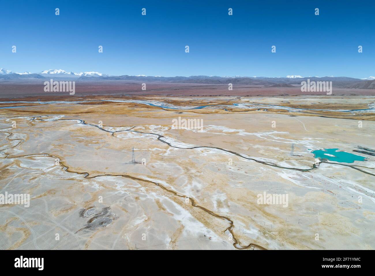 Aerial photography of natural scenery in Tibet Stock Photo - Alamy