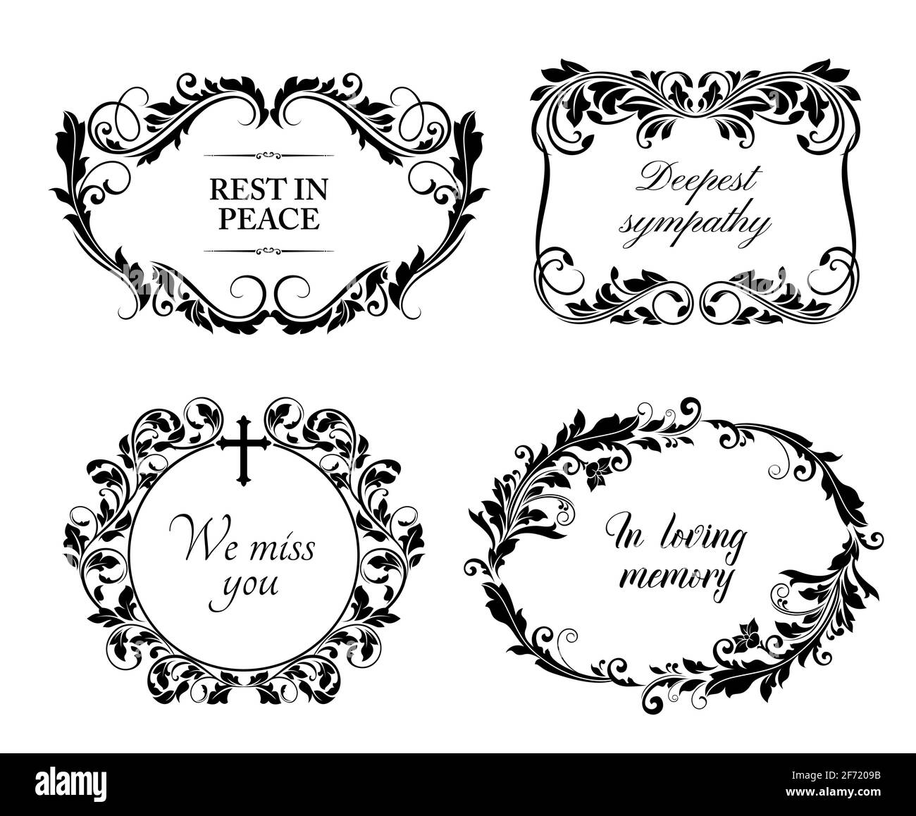 Condolence sympathy Black and White Stock Photos & Images - Alamy