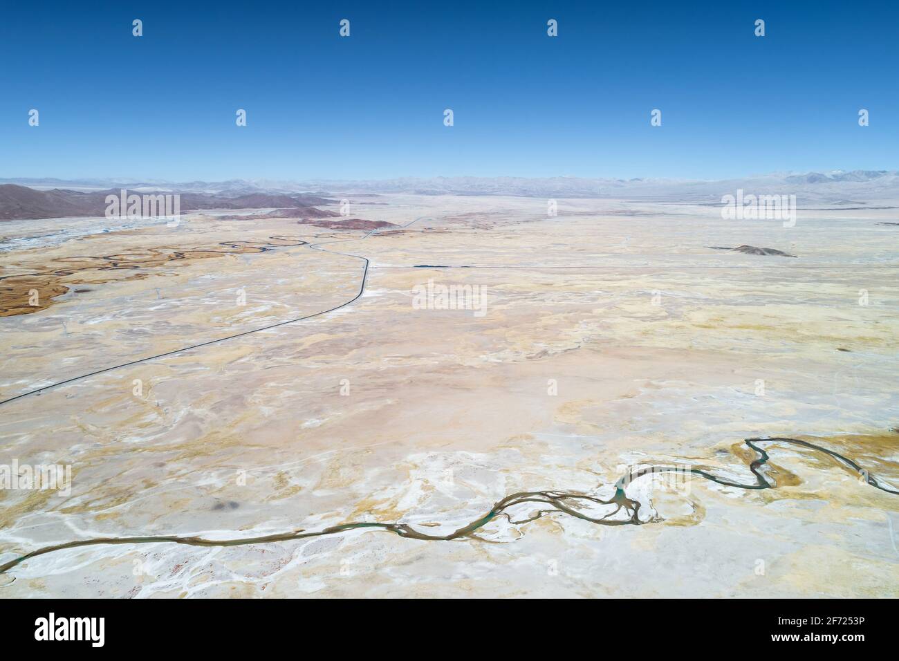 Aerial photography of natural scenery in Tibet Stock Photo - Alamy