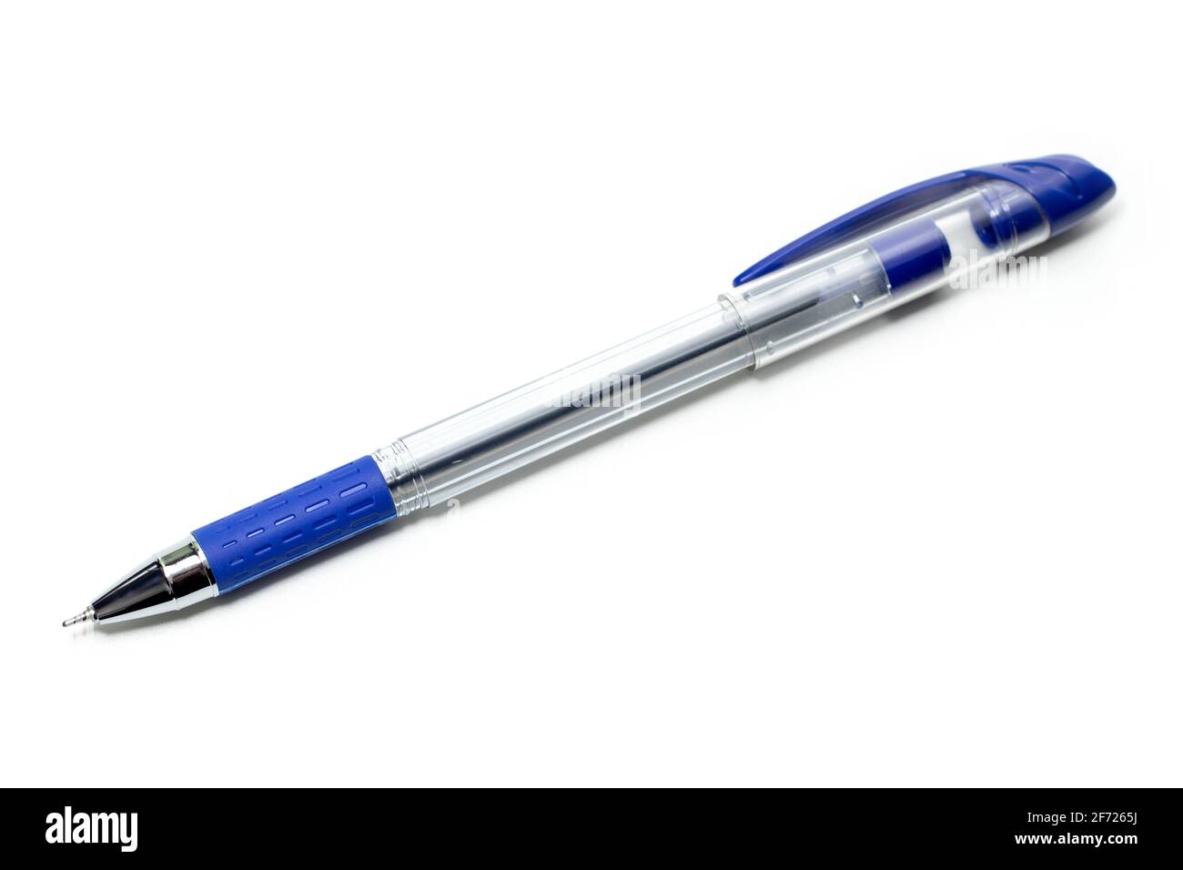 Transparent pen isolated on the white background Stock Photo - Alamy