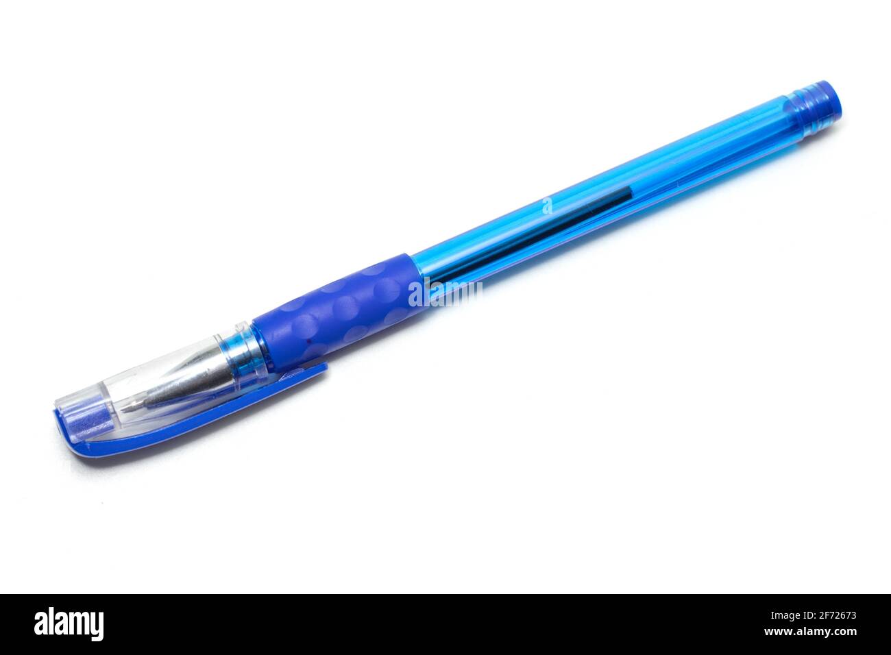 Transparent pen isolated on the white background Stock Photo - Alamy