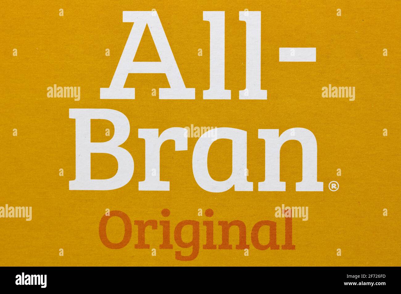 Kellogg's All-Bran Original Cereal Stock Photo - Alamy