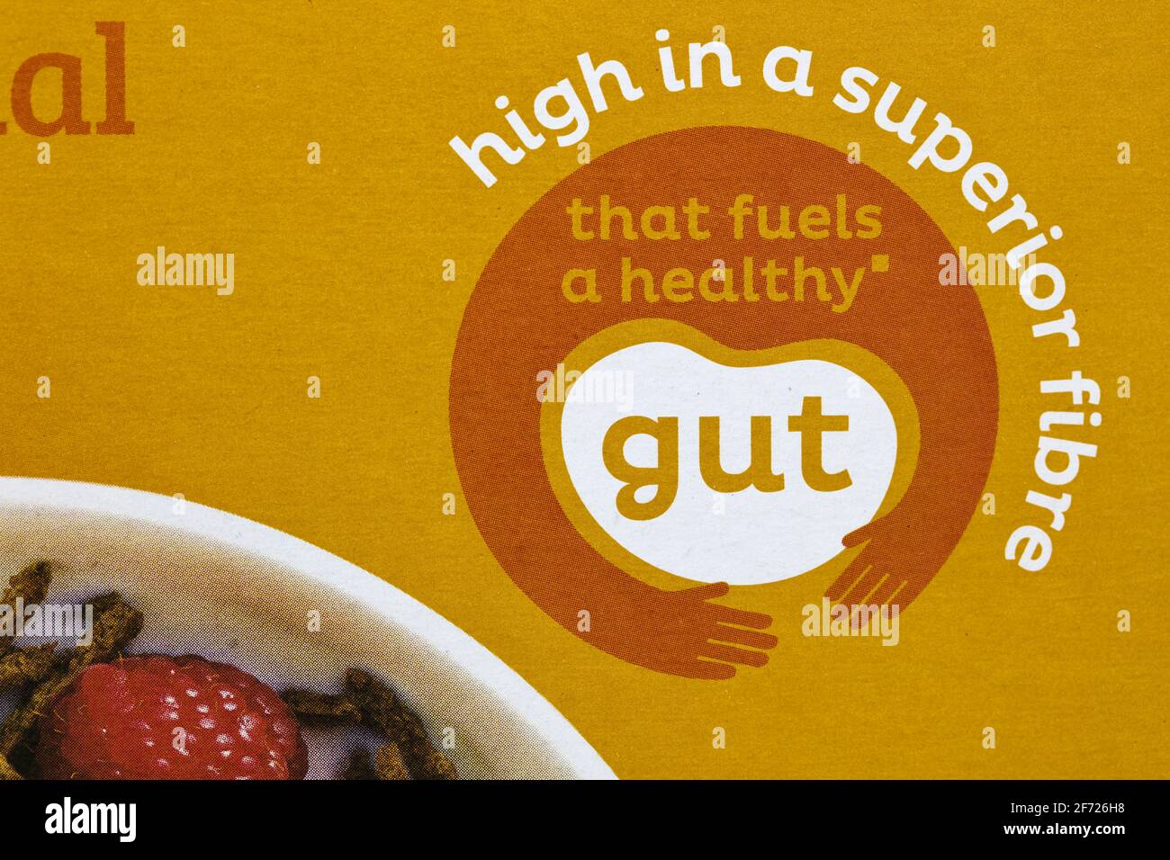 Kellogg's All-Bran Cereal Healthy Gut Logo Stock Photo - Alamy