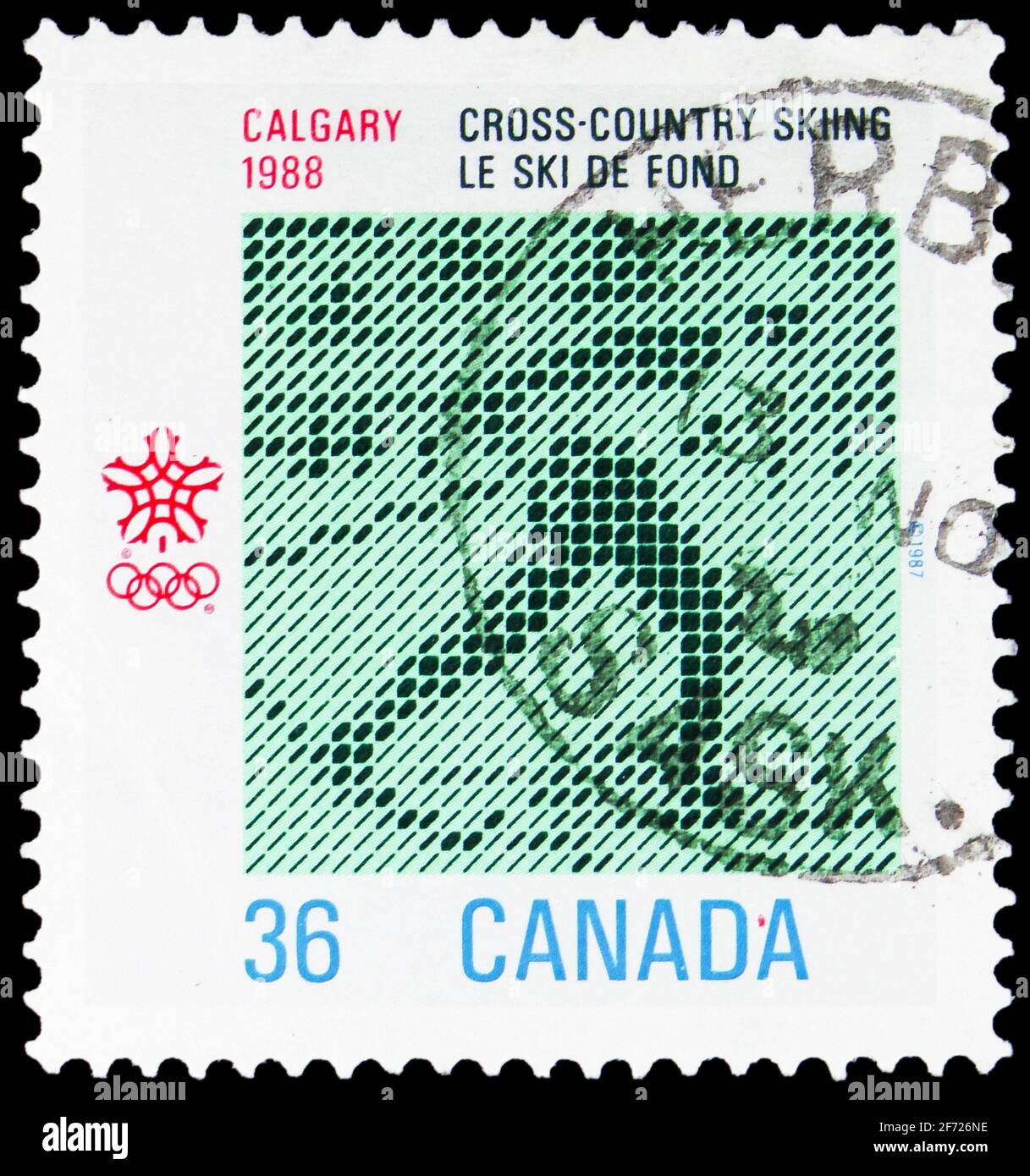 Skiing calgary winter olympic games hi-res stock photography and images ...