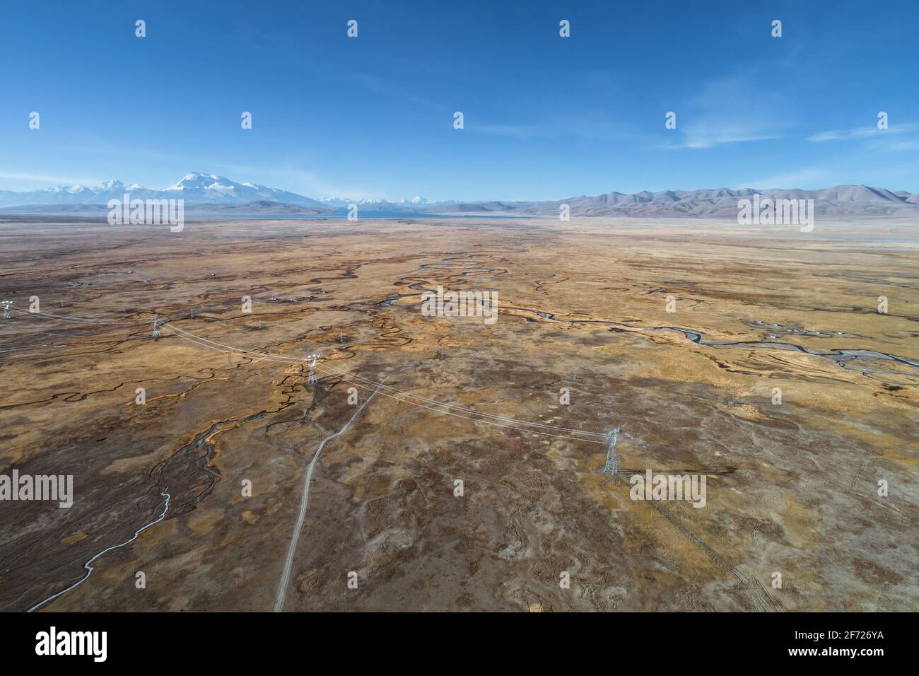 Aerial photography of natural scenery in Tibet Stock Photo - Alamy