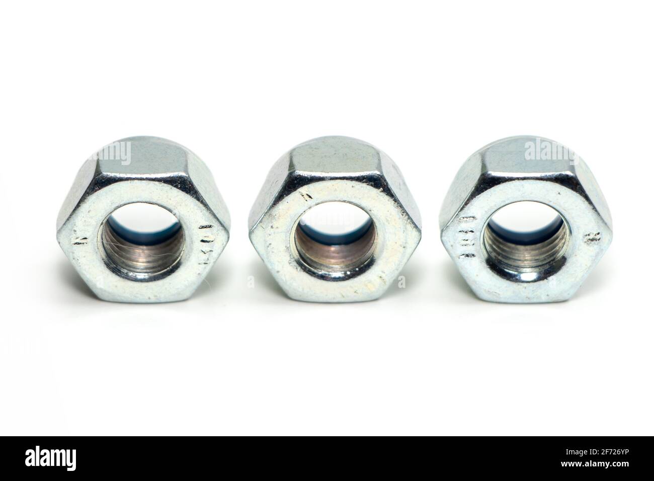 Close up of internal screw on white background Stock Photo - Alamy