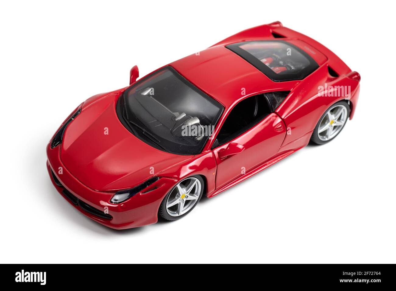 Ferrari side view on white hi-res stock photography and images - Alamy