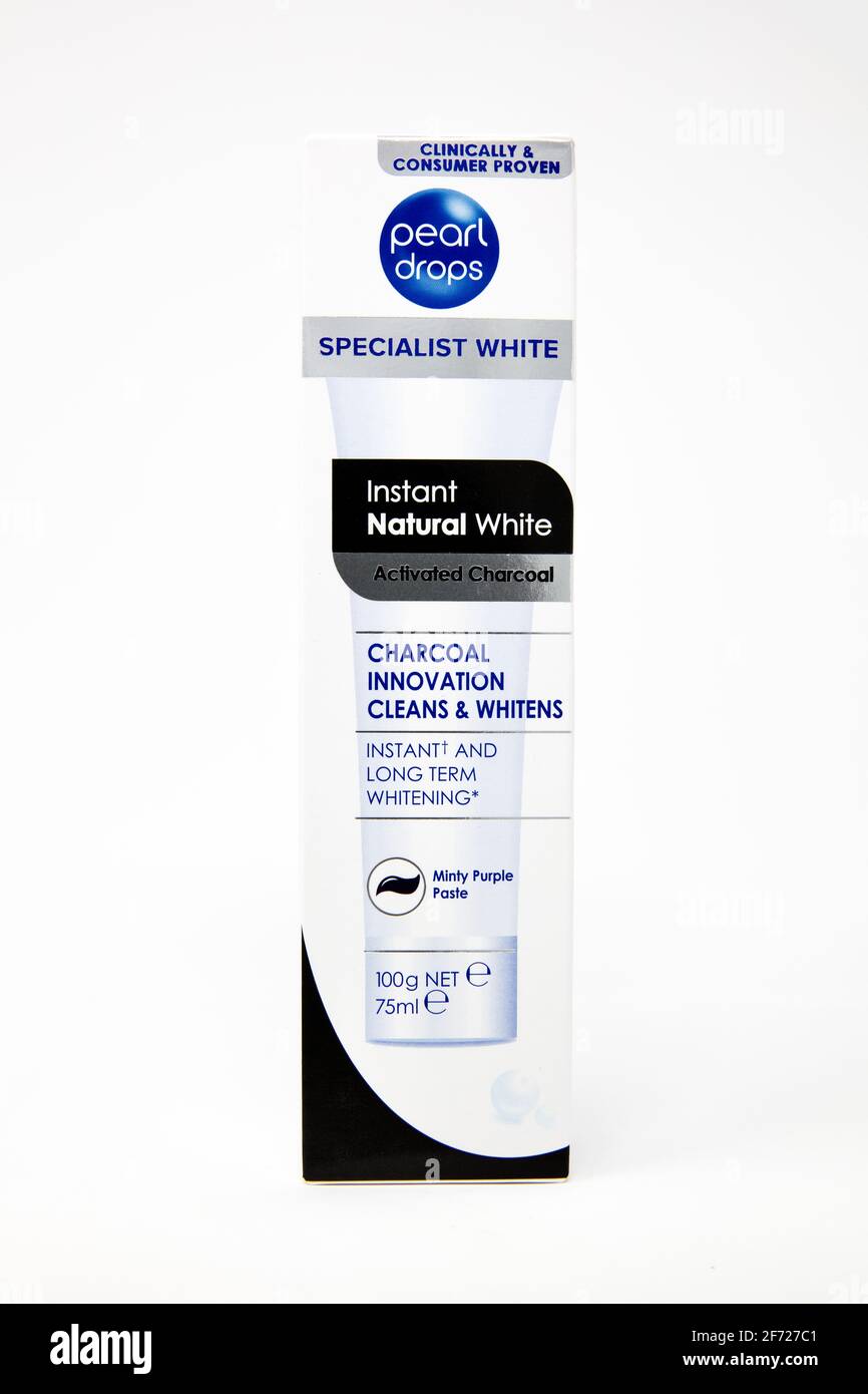 Pearl Drops Instant Natural White Stock Photo - Alamy