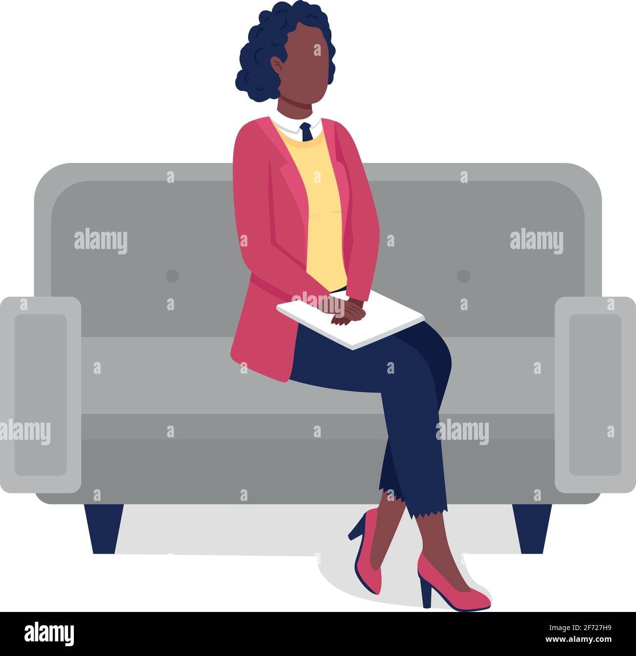 Interview job african Stock Vector Images - Alamy